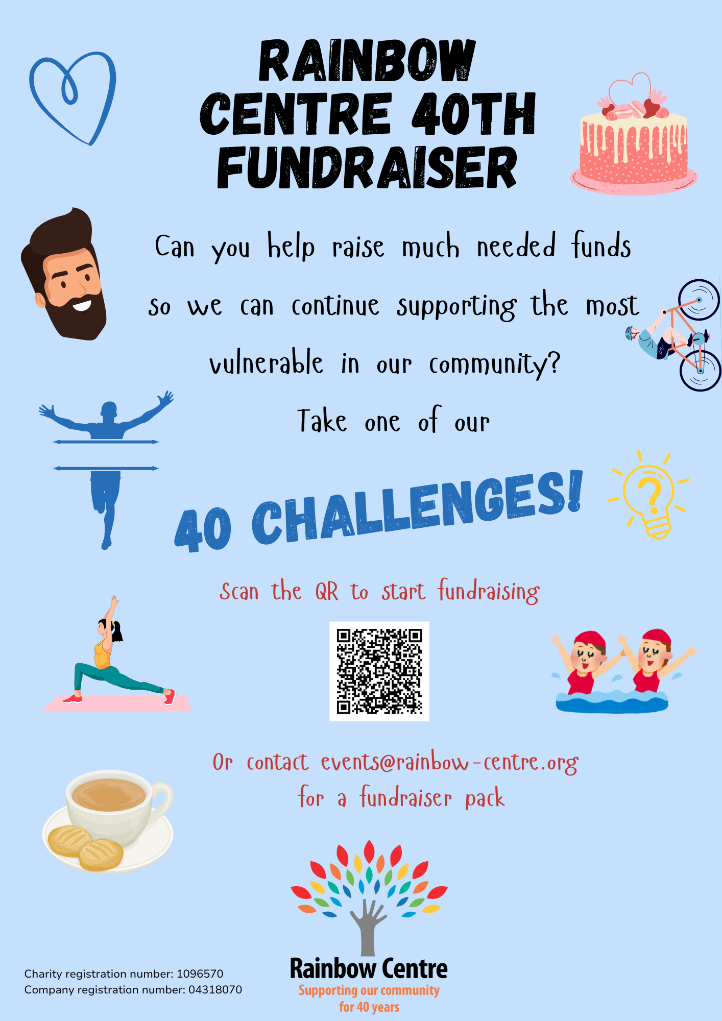 40 Challenges Fundraiser | Folkestone Rainbow Centre